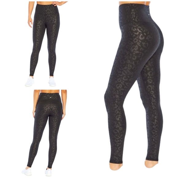 Marika | Pants & Jumpsuits | Marika High Rise Black Leopard Cheetah ...